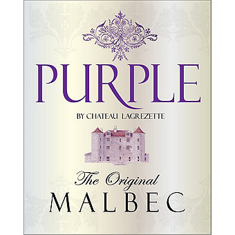 Purple 2016 Malbec, Cahors, Chateau Lagrezette | Wine Express